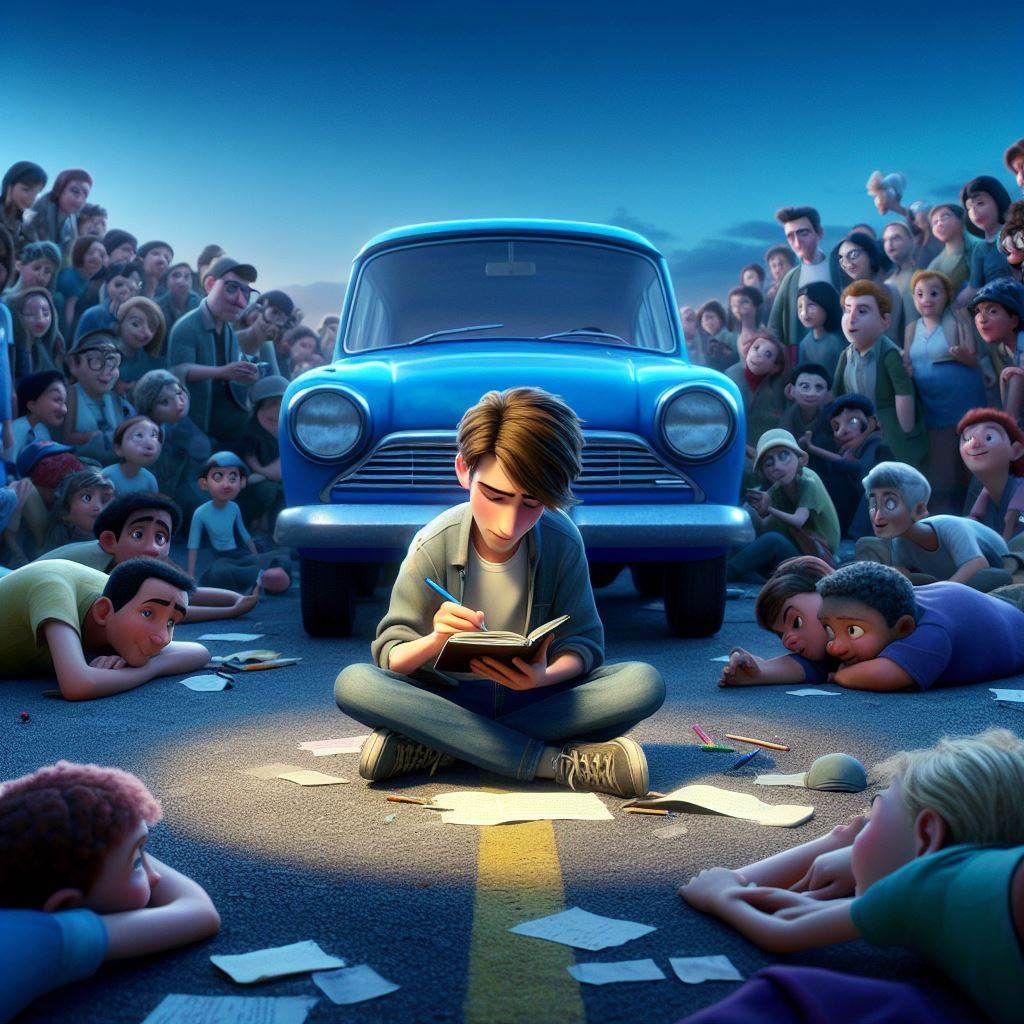 El coche azul – Tras el último verso